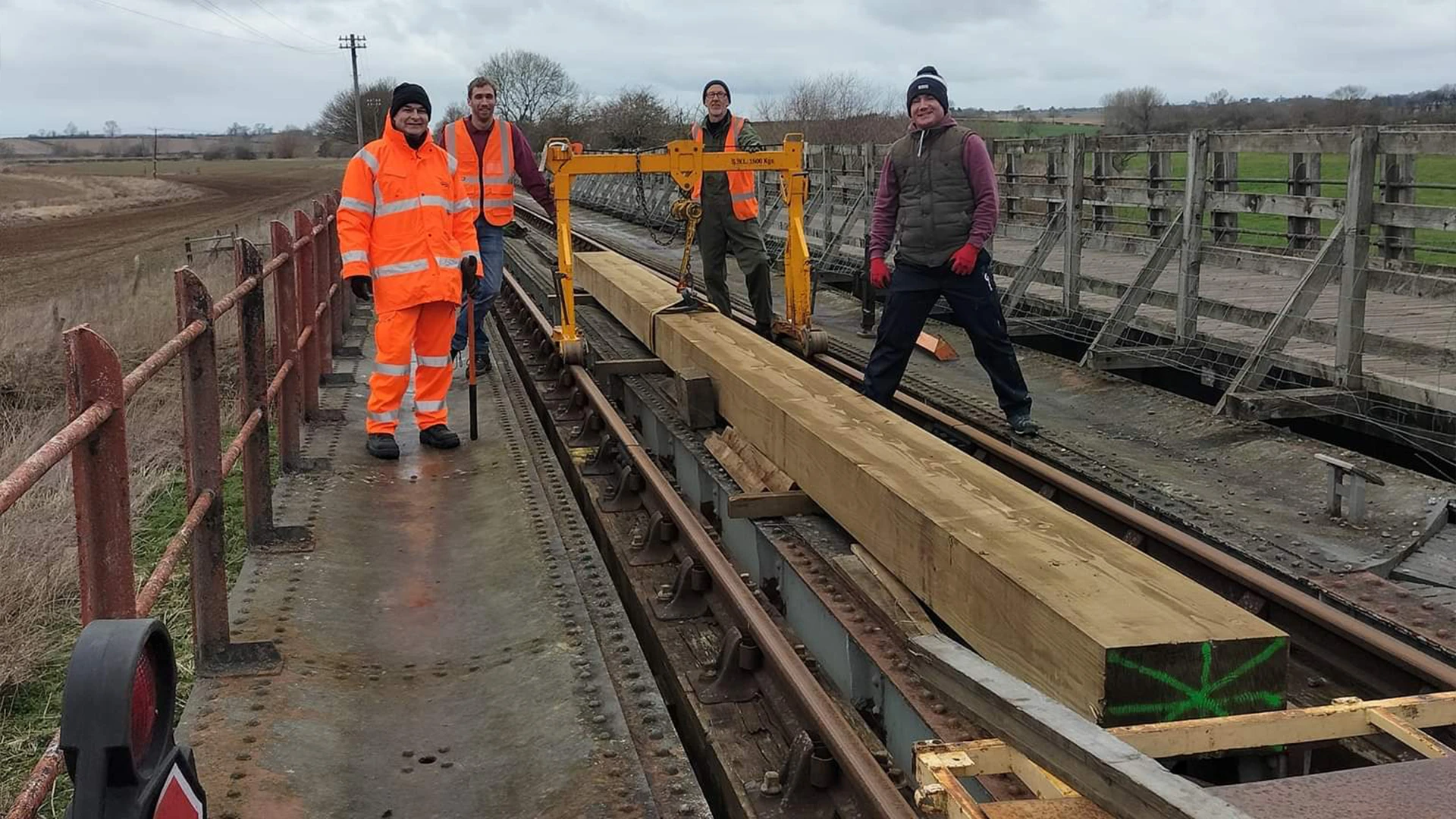 Northampton & Lamport Railway, Bridge Repair